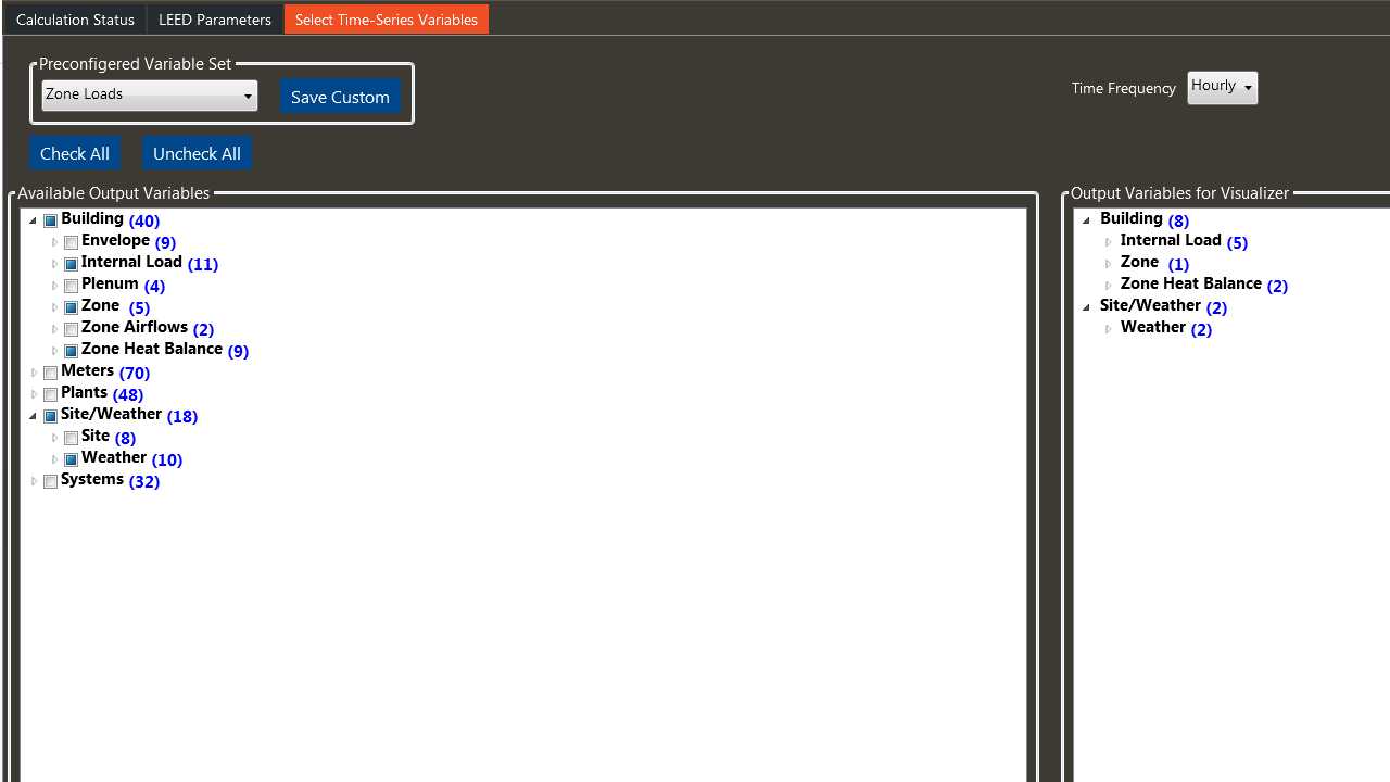 Select Time-Series Variables