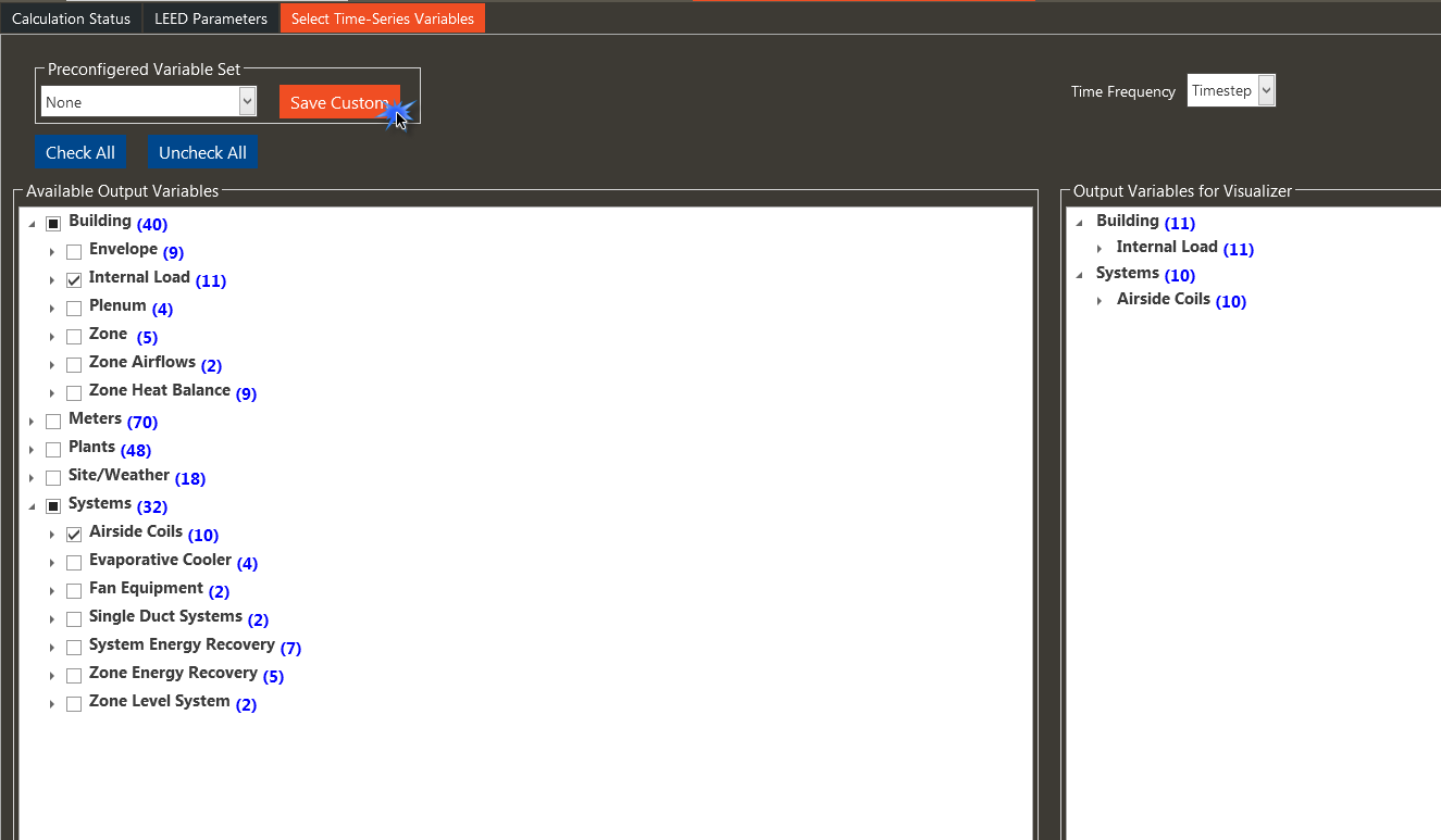 Select Time-Series Variables